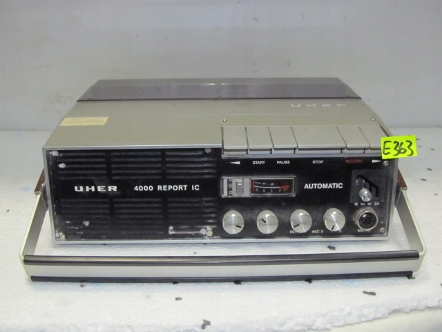 MAGNETOFON SZPULOWY UHER 4000 REPORT - NR E363 - 12875690798 - oficjalne archiwum Allegro