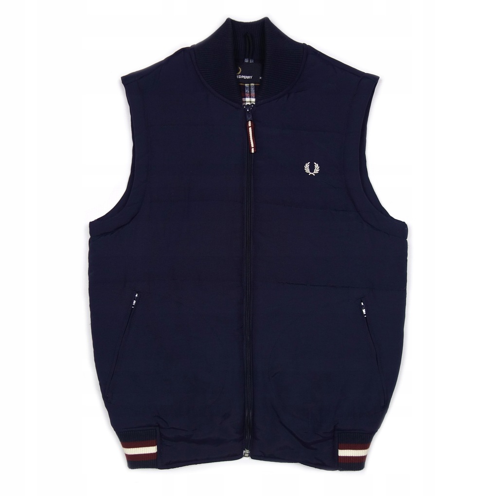 FRED PERRY Kamizelka Bezrękawnik Logo S ideał/K34 - 13609784699 ...