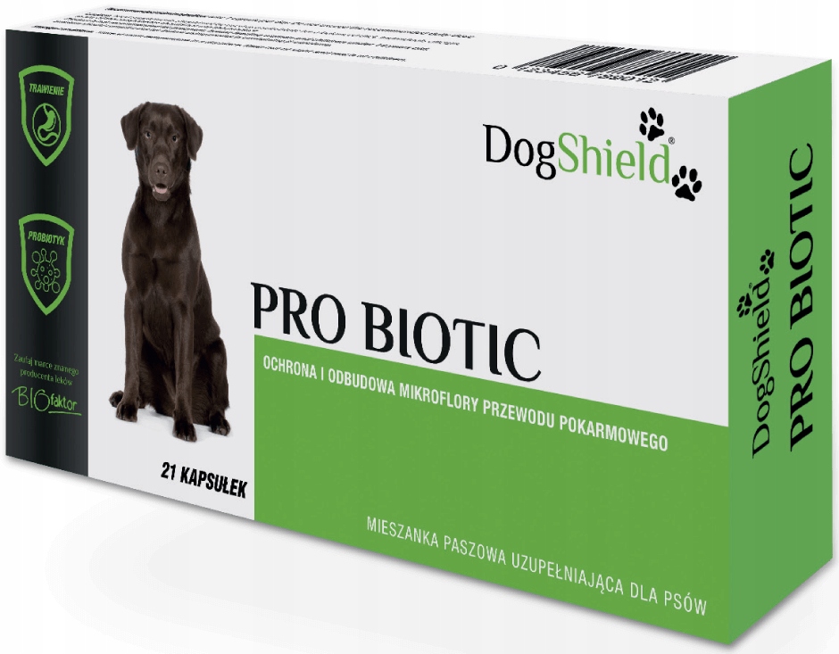 DogShield Pro Biotic probiotyk dla psa 21 kapsułek - 13080125559 - oficjalne archiwum Allegro