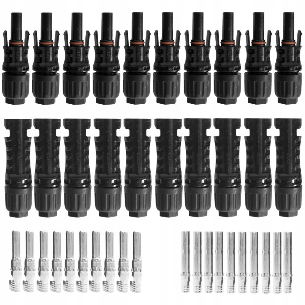 KONEKTOR MC4 SOLARNY IP67 TUV 1000V DO KABLI 4-6MM - 17471241523 - oficjalne archiwum Allegro