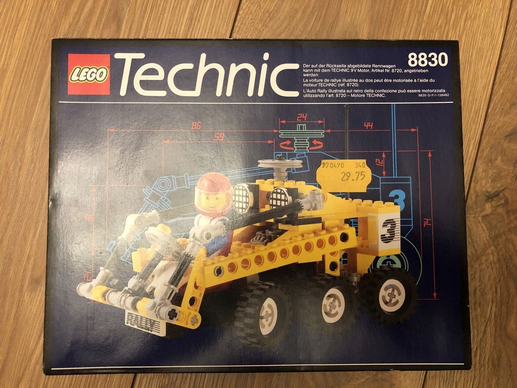 LEGO 8830 - NOWY ZESTAW Z 1990 ROKU - 8748753729 - oficjalne archiwum ...