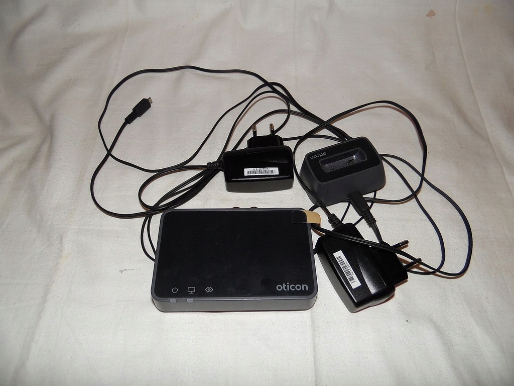 Oticon Connectline TVA3 TV Adapter 3.0 dźwięk do aparatów słuchowych ...