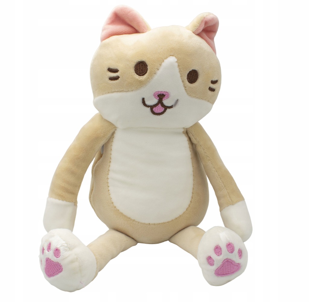 MASKOTKA PLUSZAK 30 cm KOT PLUSZOWY KOTEK DZIECI - 13979138243 ...