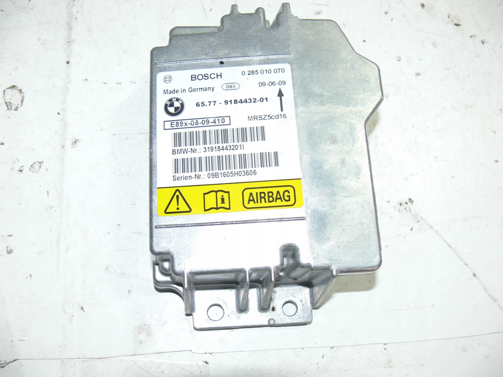 MODUŁ SENSOR AIRBAG BMW E90 E91 E92 618443201 - 8563716070 - oficjalne ...