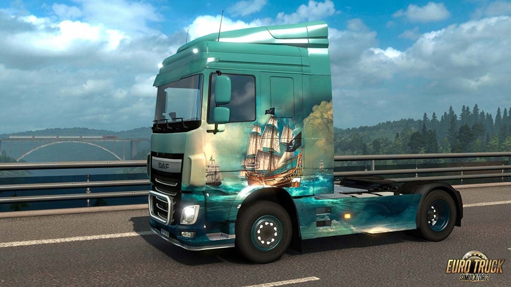 Купить EURO TRUCK SIMULATOR 2 Pirate Paint DLC STEAM KEY: отзывы, фото ...