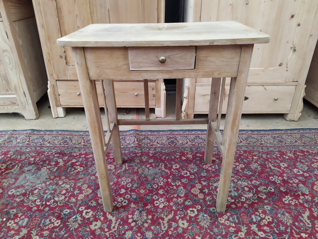 Solik konsola kwietnik drewniany zabytkowy antyki po renowacji dębowy ...