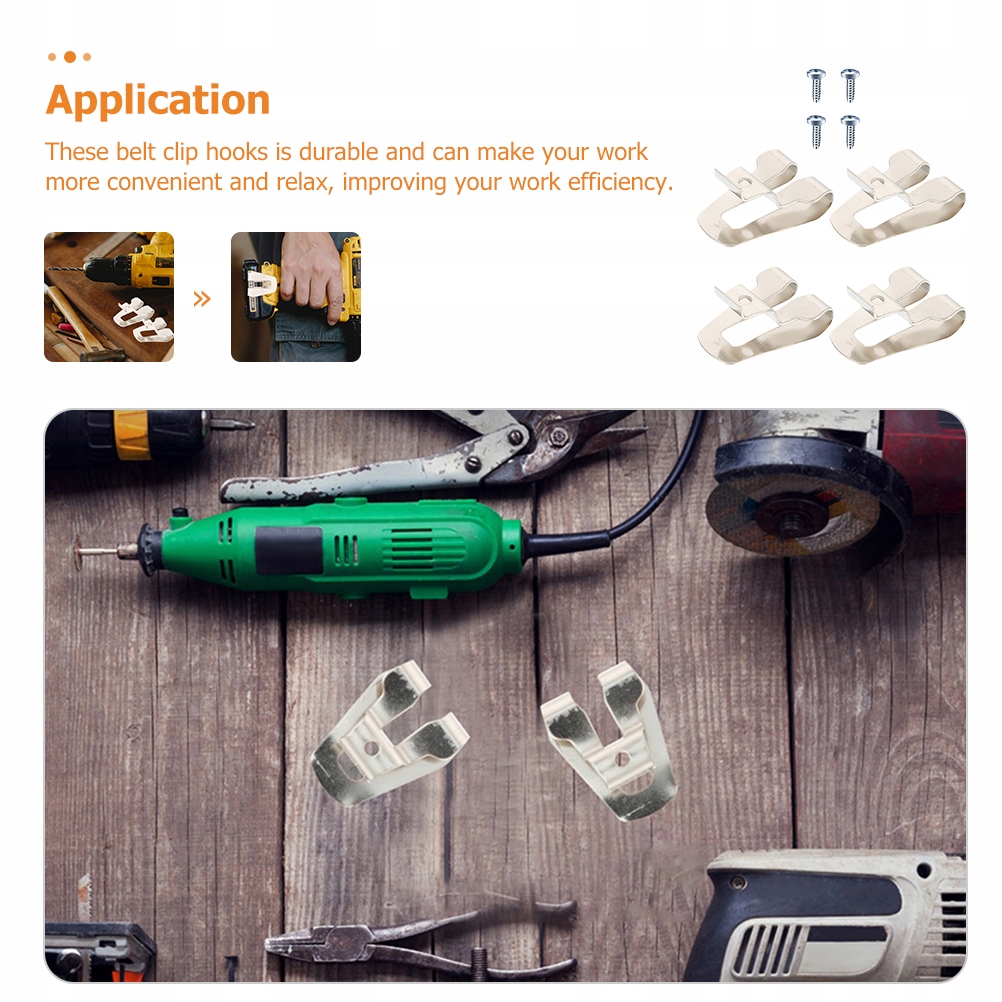 Power Tool Hook The Rig Belt Clip Kit Stainless - 14793359256 ...