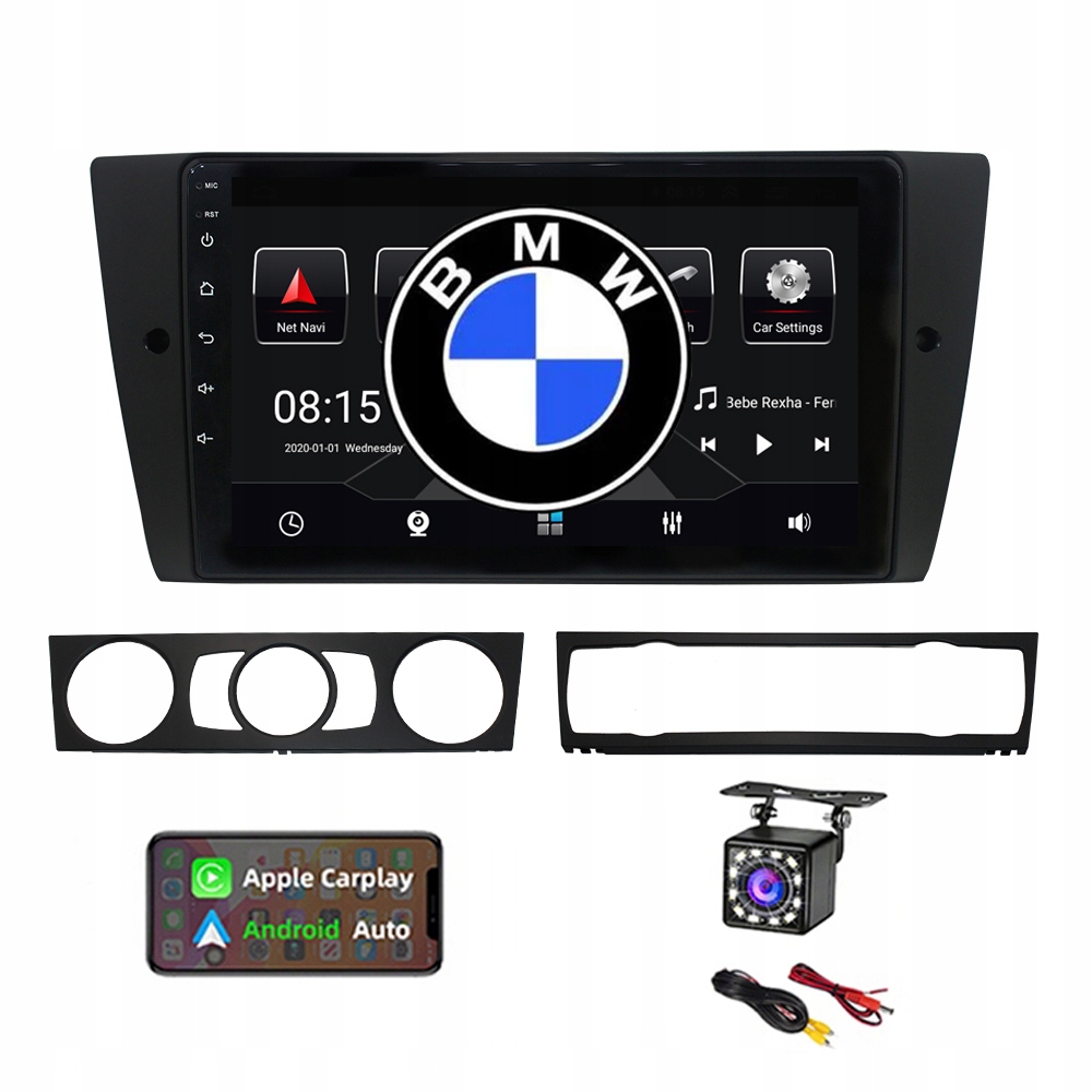 BMW 3 Series E90 RADIO 2DIN ANDROID12 4GB 64GB 4G GPS IPS FM AM CARPLAY - 15230804332 ...