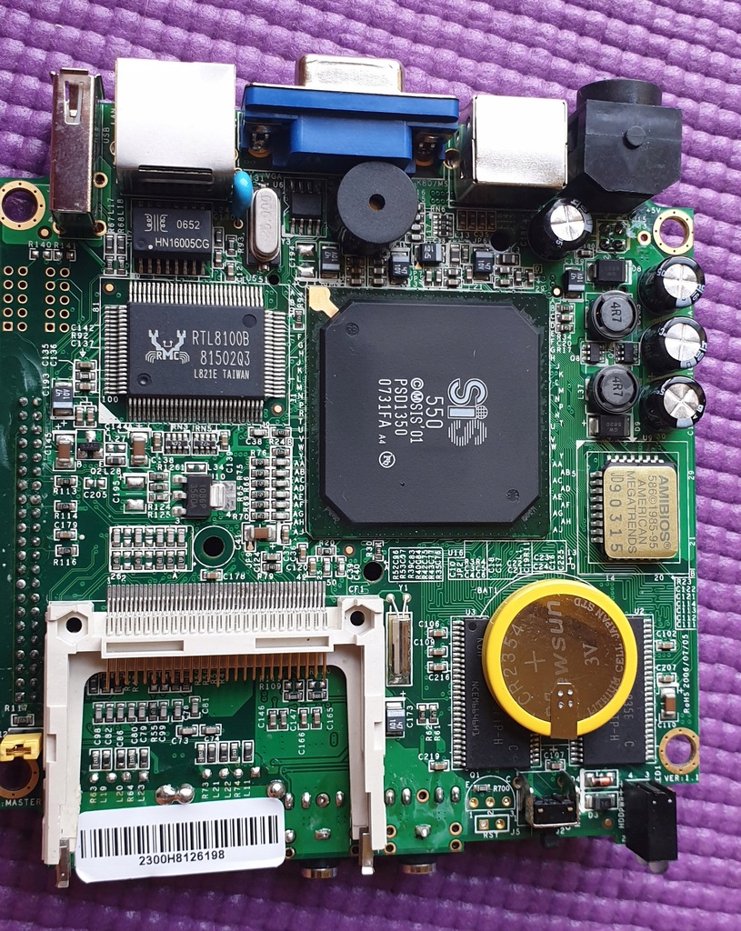 Mikrokomputer x86 CPU Vortex86 200Mhz SoC SIS 550 - 9743026881 ...