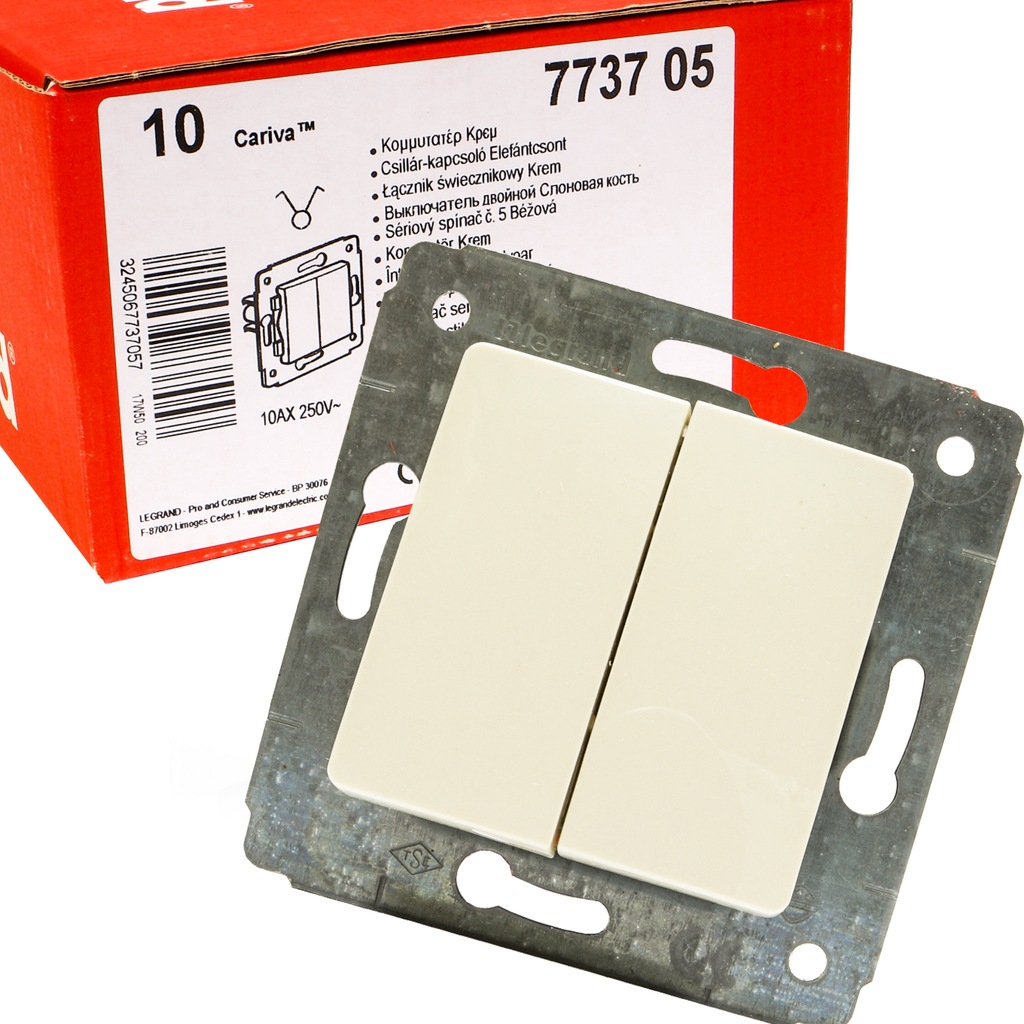 Cariva Legrand włącznik świecznikowy krem 773705 - 6904580552 ...
