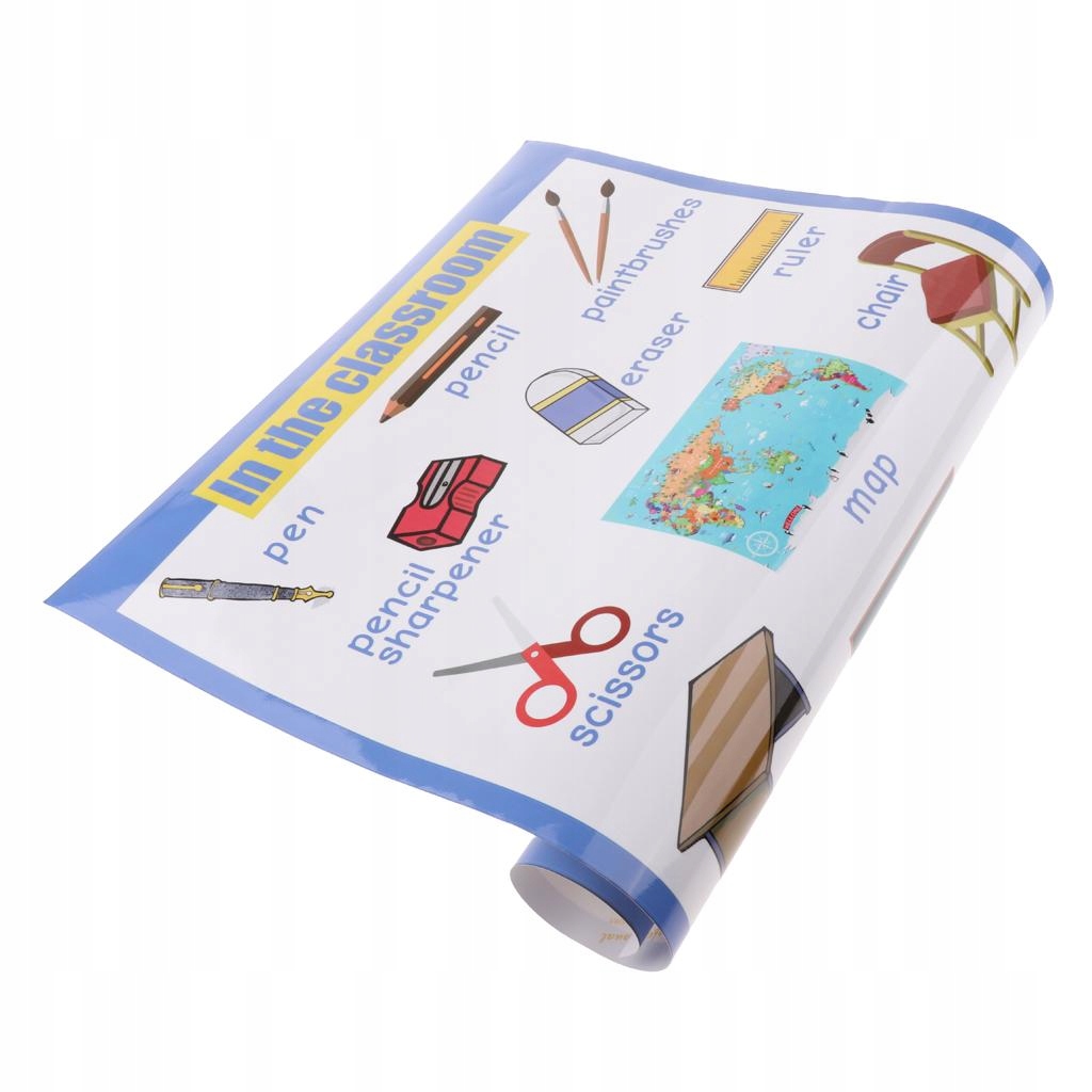 Kindergarten Teaching Utensil Kids Learning Wall Chart Poster Shape - 13632900548 - oficjalne ...