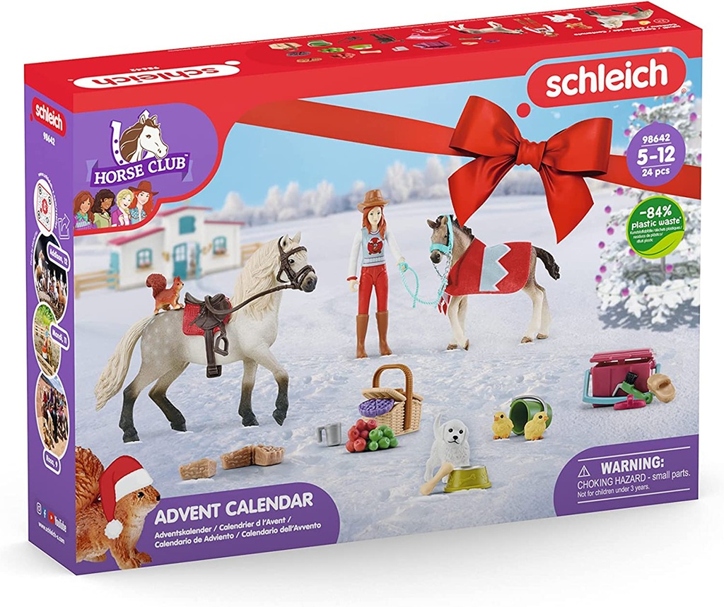 SCHLEICH HORSE CLUB 98642 KALENDARZ ADWENTOWY 2022 - 12633363278 ...