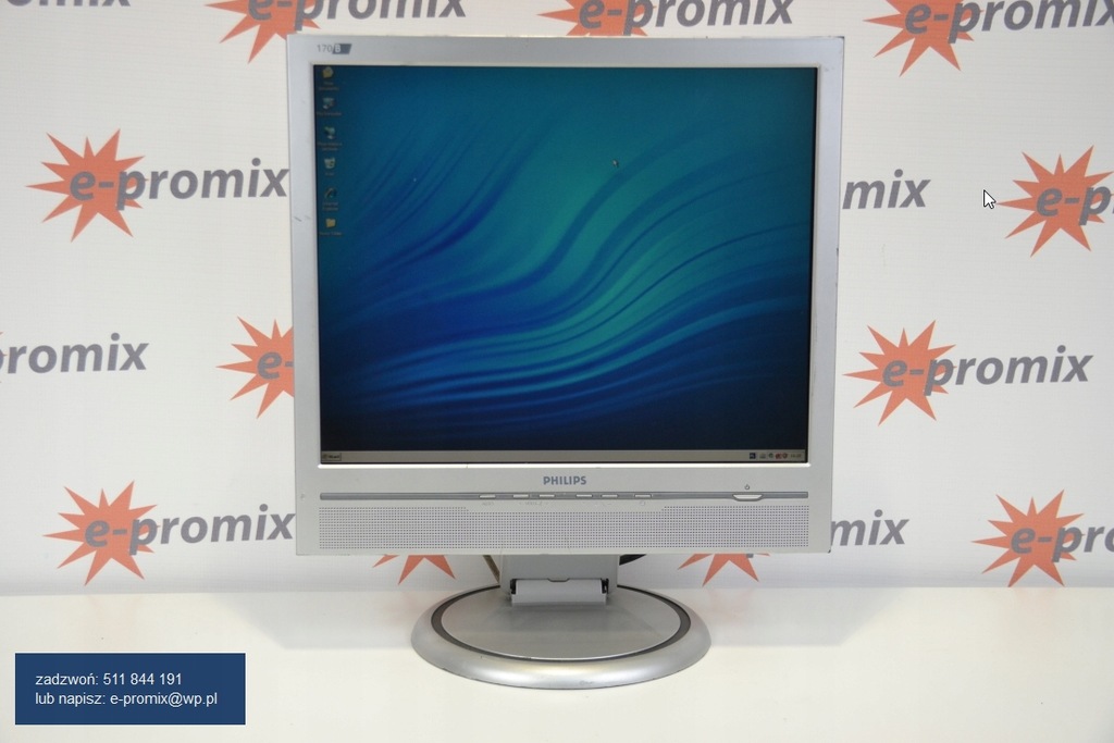 Philips 170B MONITOR LCD 17 cali GW FV DVI VGA - 6999447523 - oficjalne ...