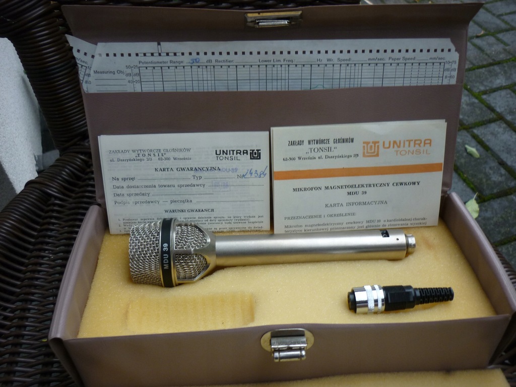 Mikrofon Unitra Tonsil MDU 39 - 14639972653 - oficjalne archiwum Allegro