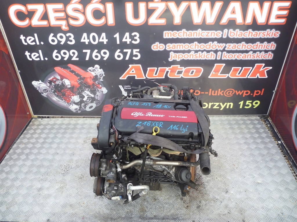 SILNIK ALFA ROMEO 159 1.8 16V Z18XER 116 TYS - 13124714120 - oficjalne ... SILNIK ALFA ROMEO 159 1.8 16V Z18XER 116 TYS - 13124714120 - oficjalne ...