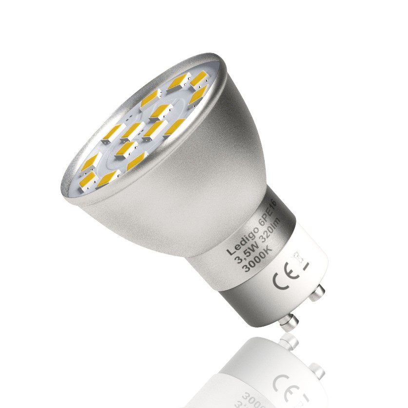 Żarówka LED GU11/GU10 3,5W 340lm Zimna 35mm Mała - 5935592138 ...