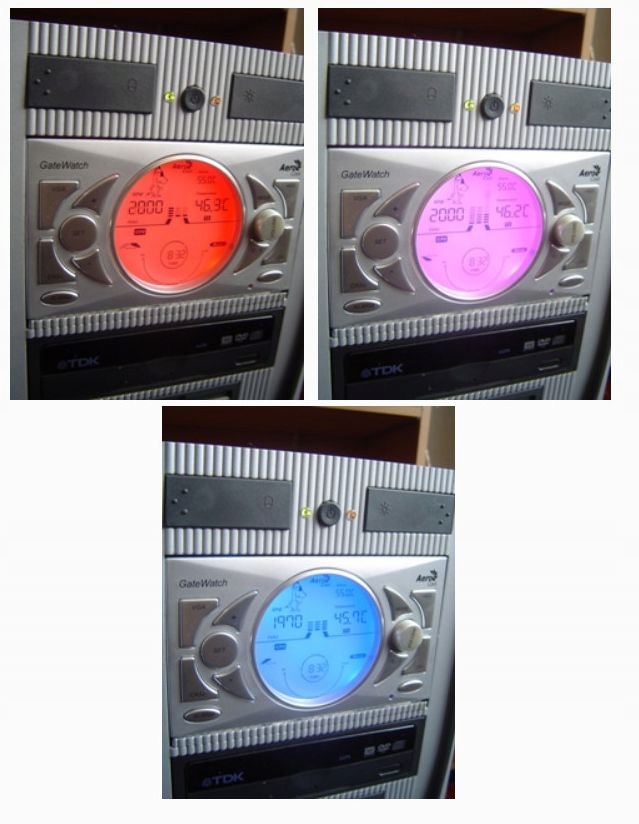 AeroCool GateWatch - panel sterujący do obudowy - 7593231894 ...