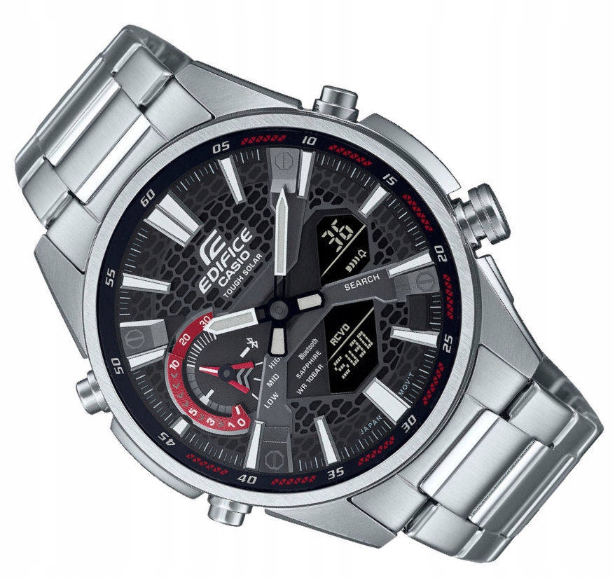 ZEGAREK CASIO EDIFICE ECB-S100D-1AEF BT SOLAR 100M - 12833234727 - oficjalne archiwum Allegro