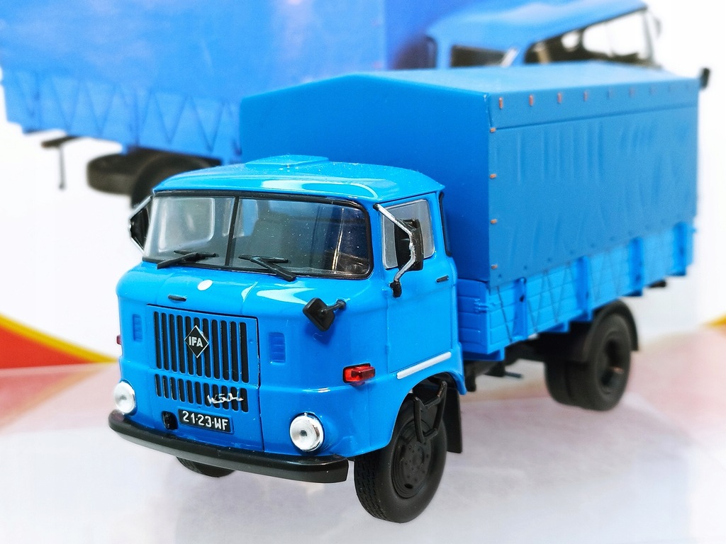 Ifa W50 L KULTOWE CIĘŻARÓWKI PRL 1:43 A54 - 13399172059 - oficjalne archiwum Allegro