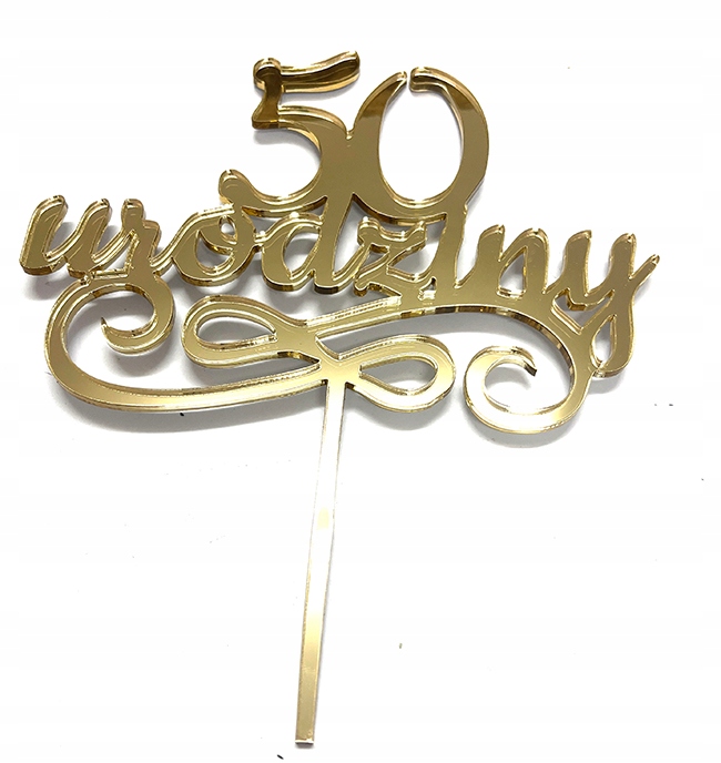 TOPER, TOPPER na tort , urodziny, rocznica - 12410562217 - oficjalne archiwum Allegro