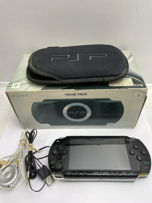 KONSOLA SONY PSP SPRAWNA +ORYG PUDEŁKO I ZASILACZ - 13052117146 ...