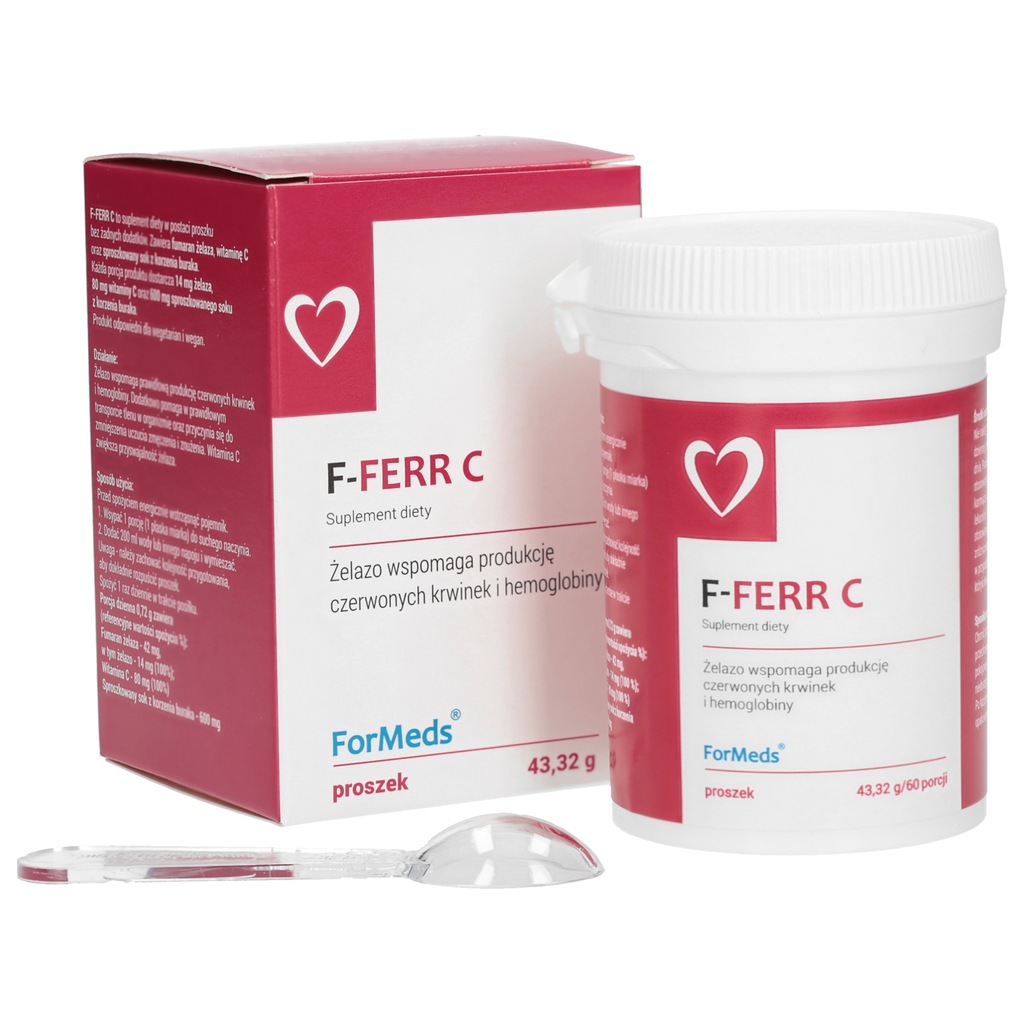 FORMEDS ŻELAZO FUMARAN ŻELAZA KRWINKI ANEMIA 60prc - 7723139926 ...