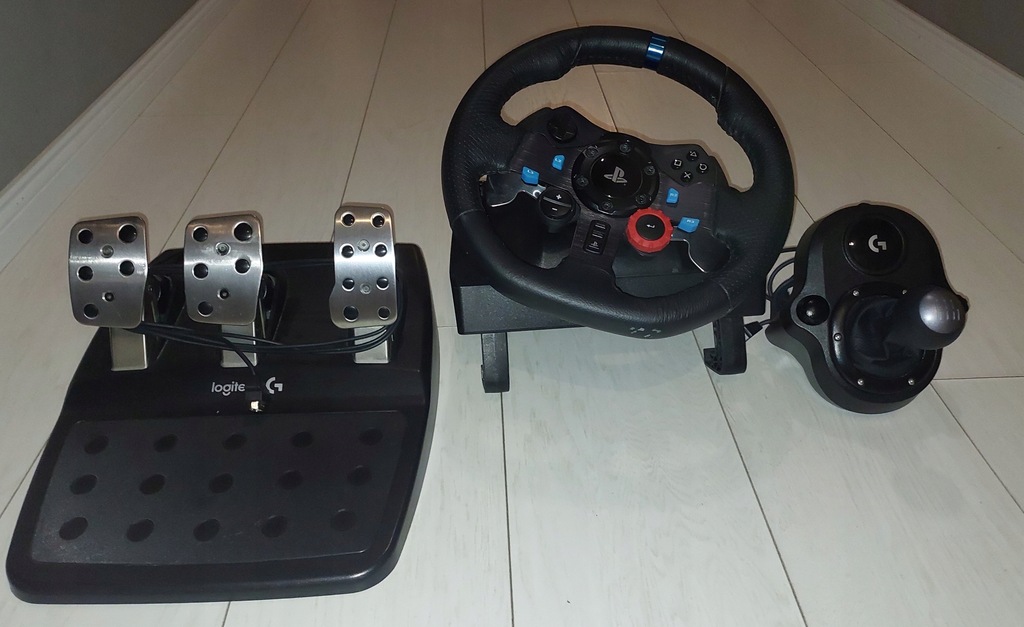 Kierownica Logitech G29 + Shifter Biegi - 14492345068 - oficjalne ...