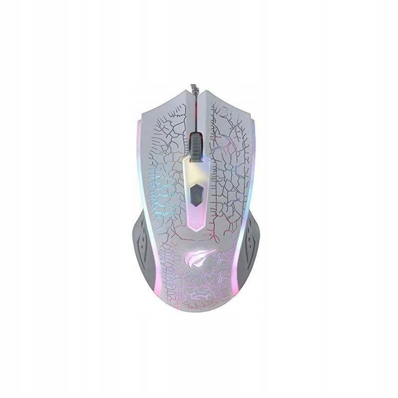 Mysz gamingowa Havit GAMENOTE 800-1200 DPI biała - 12679670855 - oficjalne archiwum Allegro