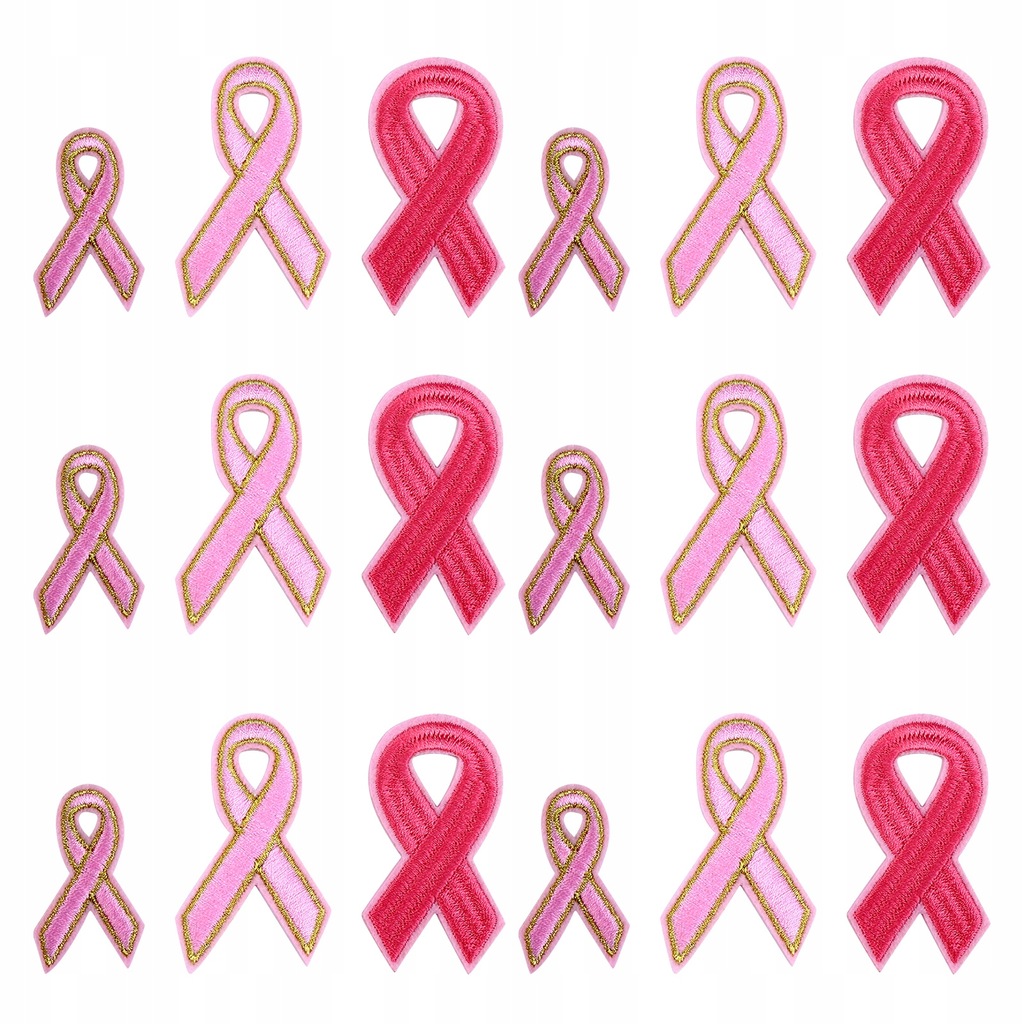 Pink Ribbon Cloth Sticker Logo Stickers Christmas - 14637054457 ...