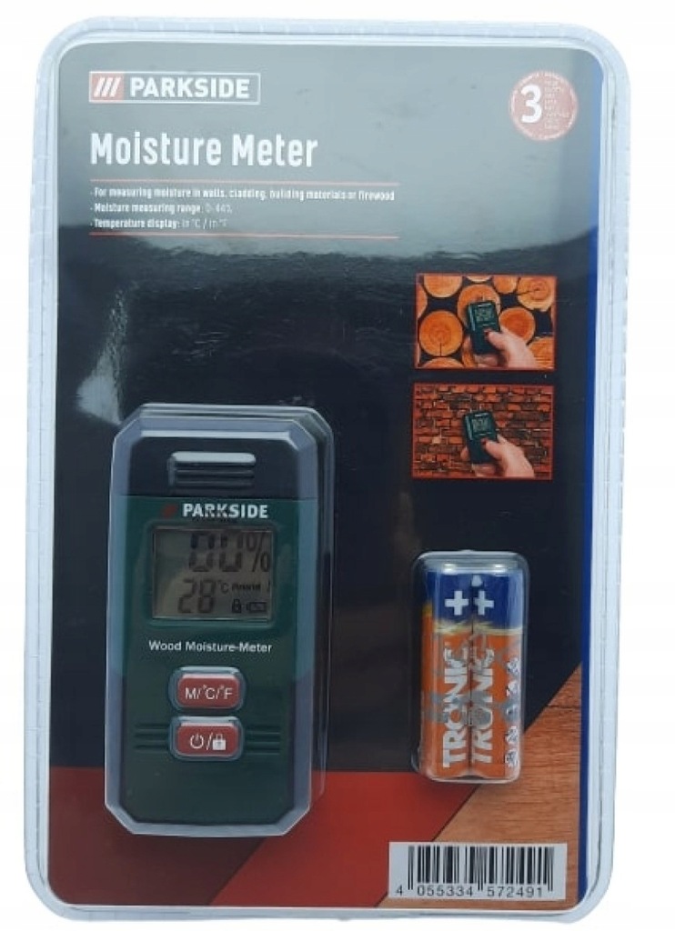 Wilgotnościomierz Parkside PMSHM 2 A2 - 12221695039 - oficjalne archiwum Allegro