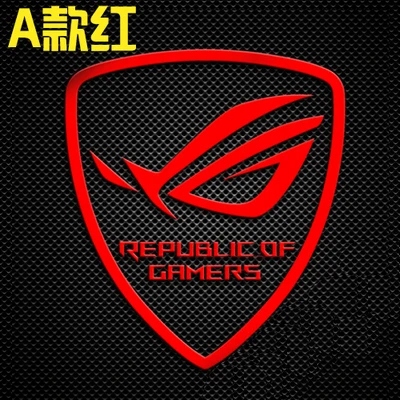 Asus ROG Republic of Gaming Metal Logo Sticker For Laptop Tablet ...
