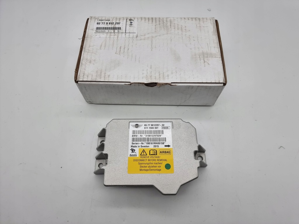 NOWY ORG sterownik AIRBAG MINI R56 R60 R61 - 11810802766 - oficjalne ...