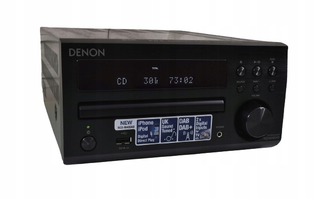 DENON RCD-M40DAB AMPLITUNER STERO MIDI DIGITAL IN USB ODTWARZACZ PLYT ...