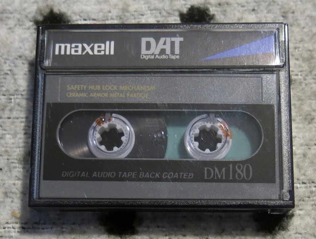 KASETA DO MAGNETOFONU DAT MAXELL DAT DM180 UŻYWANA ŁADNY STAN ...