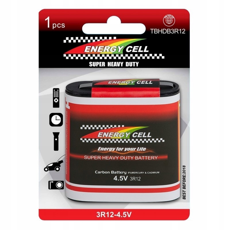 BATERIA 3R12 ENERGY CELL PŁASKA DUŻA BLISTER x1 - 10967148679 ...