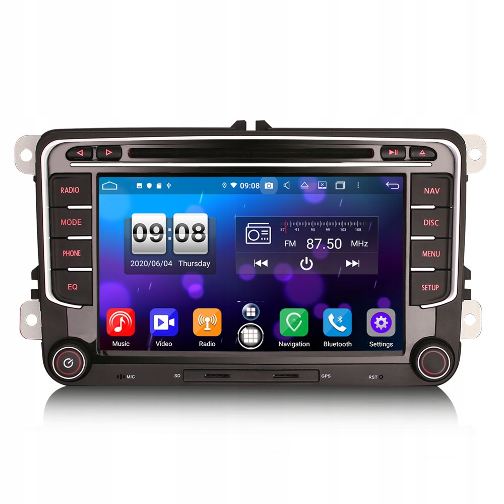 RADIO 2DIN VW MULTIVAN TRANSPORTER ANDROID CARPLAY - 12598434965 - oficjalne archiwum Allegro