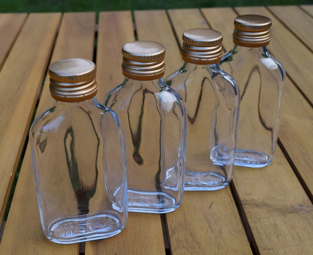 Butelka 100 ml piersiówka małpka 100 sztuk - 9504074755 - oficjalne ...