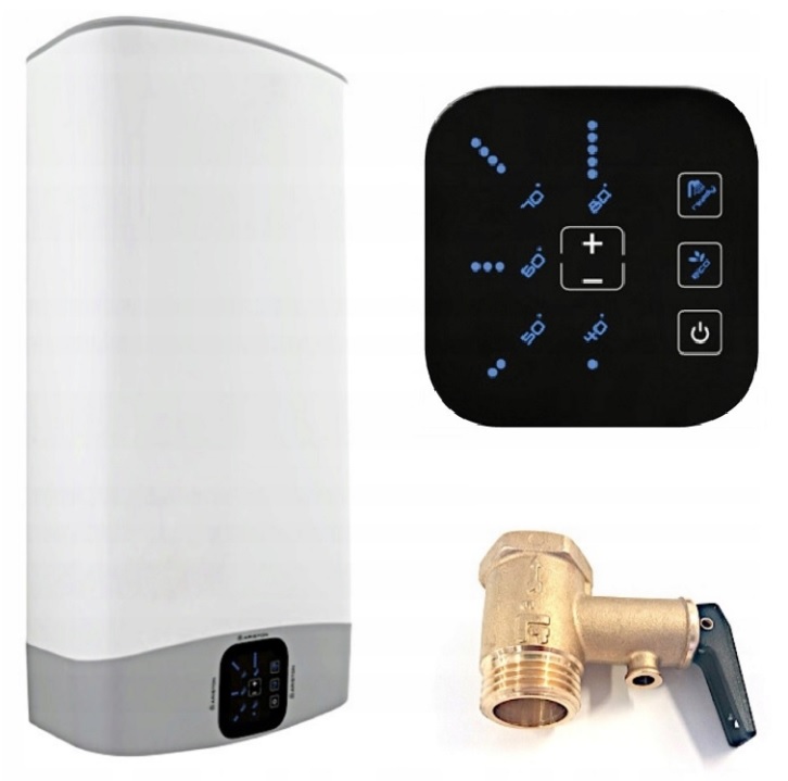 ARISTON VELIS EVO 50 l PŁASKI BOILER PODGRZEWACZ WODY BOJLER ELEKTRYCZNY - 12736323441 ...