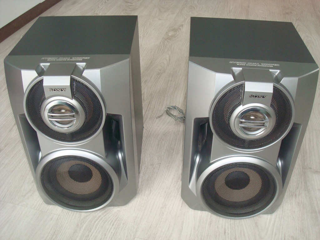 GŁOŚNIKI SONY HYBRID DUAL WOOFER HCD-BX5 - 12373907793 - oficjalne archiwum Allegro