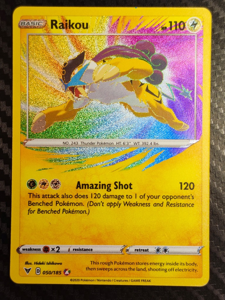 (VIV 50) Raikou Karta Pokemon TCG - 12807897219 - oficjalne archiwum ...