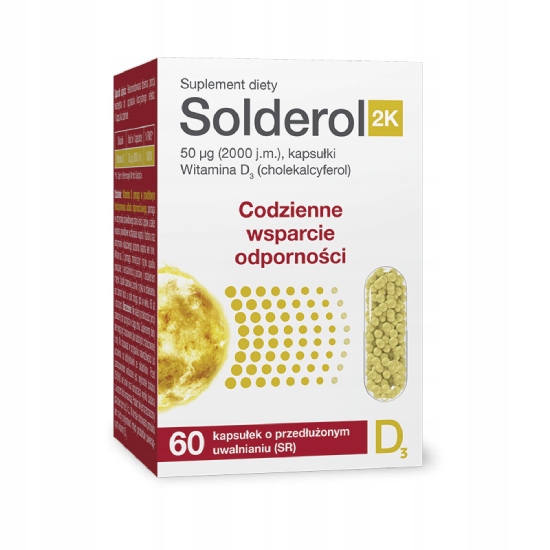 SOLDEROL 2K 2000 I.U. 0,05mg na odporności 60 kaps - 12352952853 ...