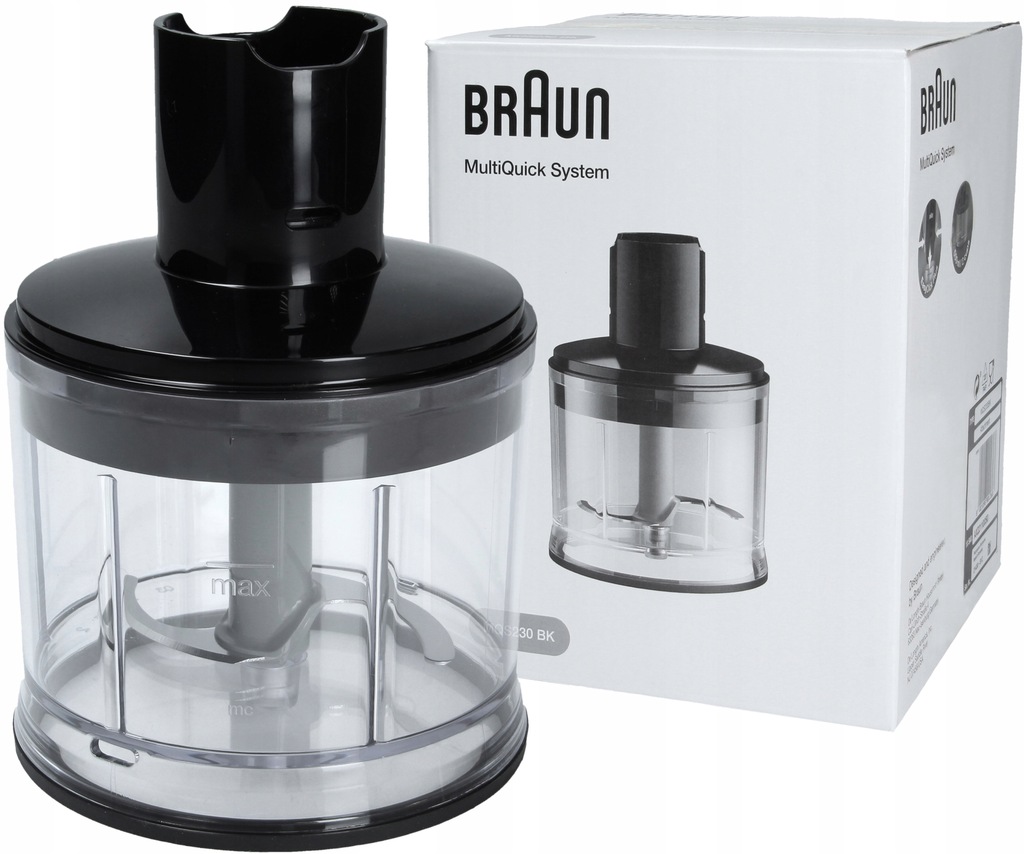 Pojemnik+pokrywa+nóż blendera Braun Multiquick 9 - 14027817933 - oficjalne archiwum Allegro