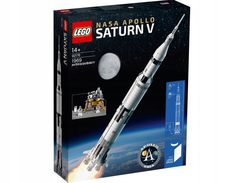 LEGO Ideas Rakieta Nasa Apollo Saturn V 92176 - 10135909139 - oficjalne ...