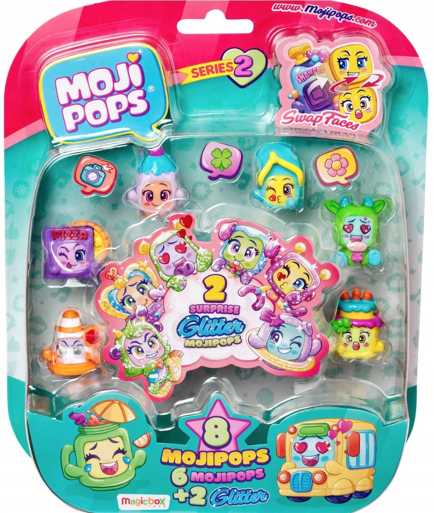 8-Pack MOJI POPS Zestaw 8 Figurek 2 Brokatowe - 13167564025 - oficjalne ...