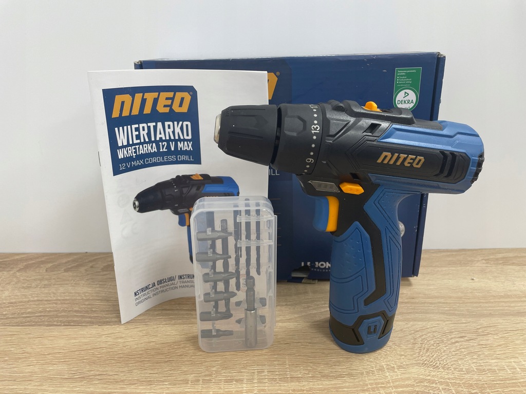 WKRETARKA NITEO 12V CDD318-22 KO0MPLET BATERIA ŁAD - 13042138555 - oficjalne archiwum Allegro