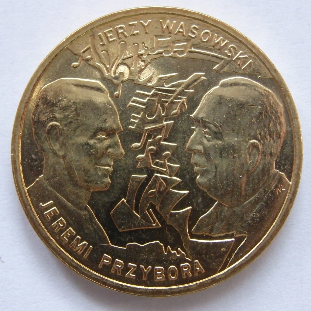 2 zł Jeremi Przybora, Jerzy Wasowski 2011r. X9037 - 13993560184 ...