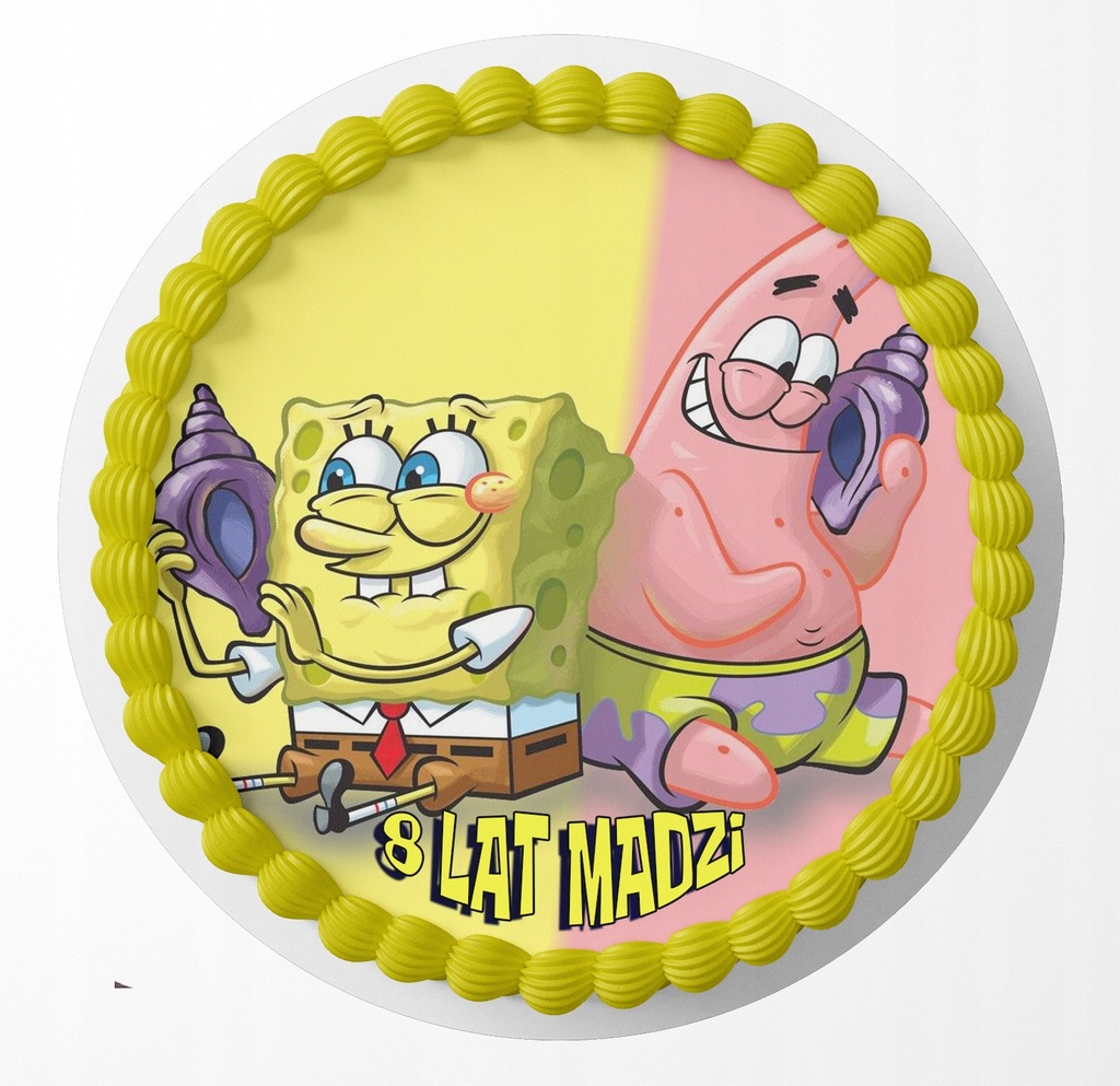 OPŁATEK NA TORT 25CM - SPONGEBOB WYBÓR + GRATIS - 11734394317 ...