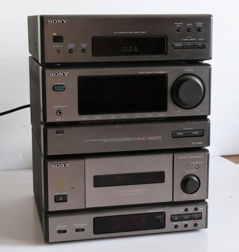 SONY MHC-5600 wieża mini Equalizer/ korektor dźwieku deck/tuner ...