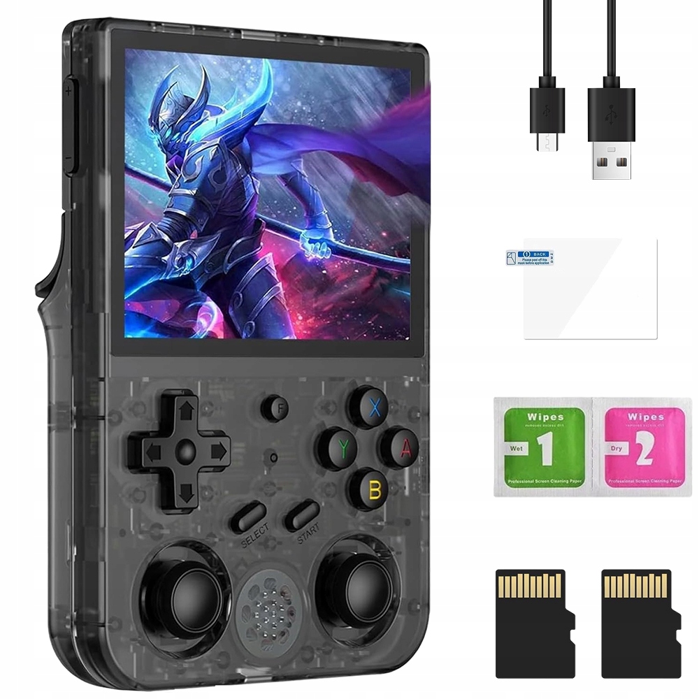 Przenośna konsola do gier RG353V Karta SD 16G + 64G System Android 11 Linux - 14638546292 ...