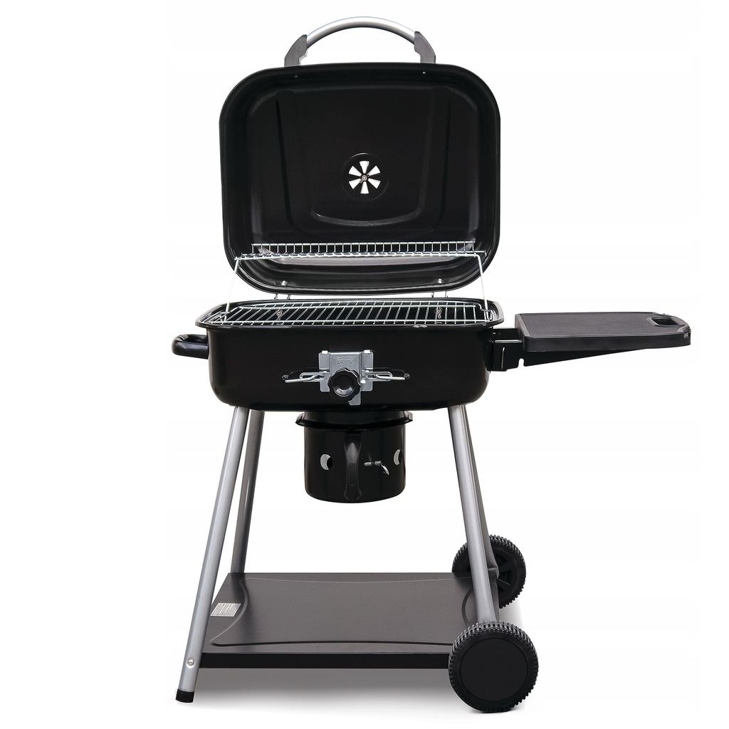 DUŻY OGRODOWY GRILL WĘGLOWY GRIL Z POKRYWĄ RUSZT - 10986883578 ...